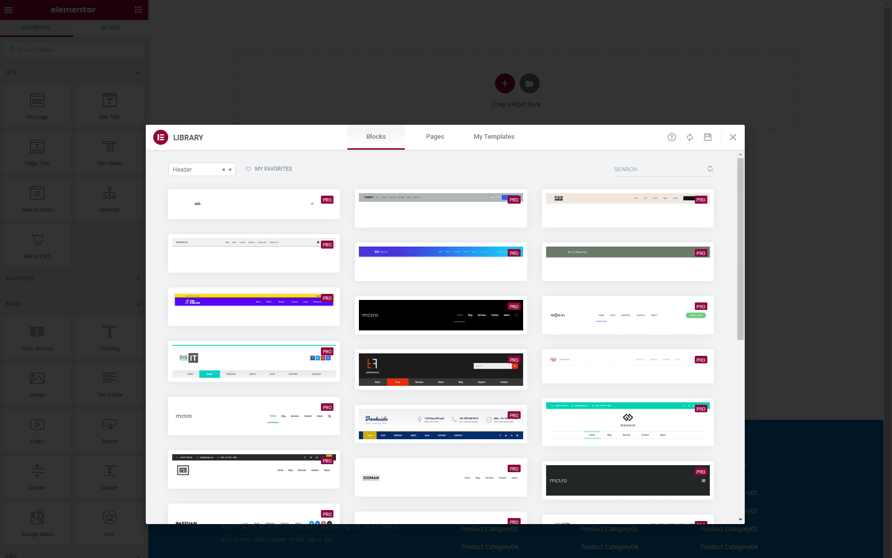 如何用Elementor Pro制作网站Header？ - 【NUTSWP】