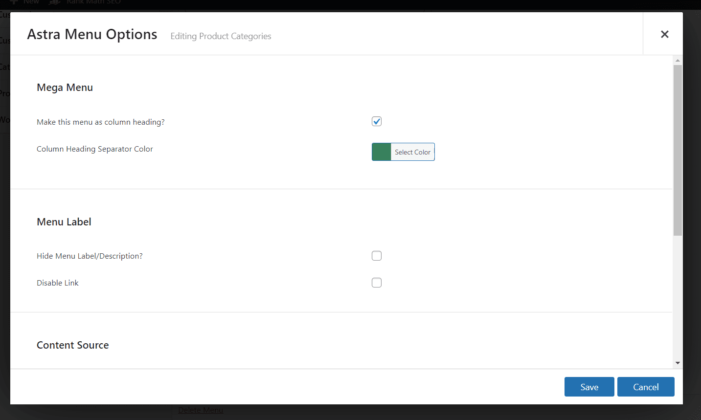如何Mega Menu制作【Astra主题】附视频 - 【NUTSWP】