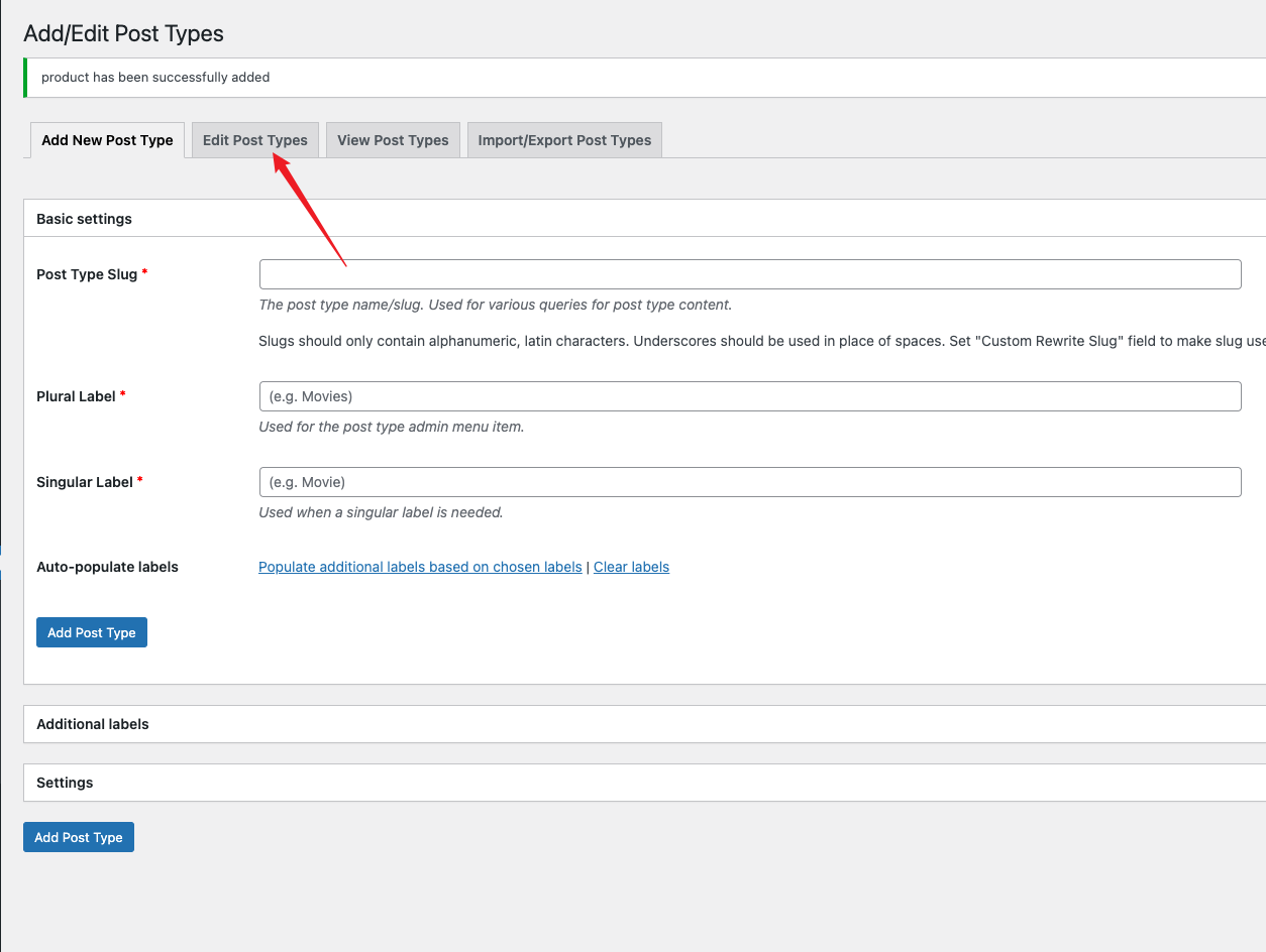 自定义内容类型CPT UI插件安装使用教程（附视频） - 【NUTSWP】