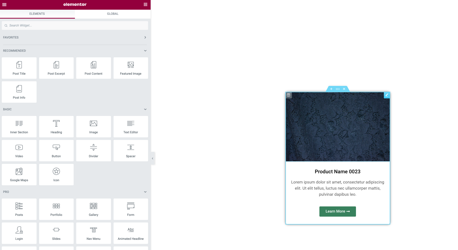 Elementor Loop Item模版定制产品列表教程( 附视频) - 【NUTSWP】