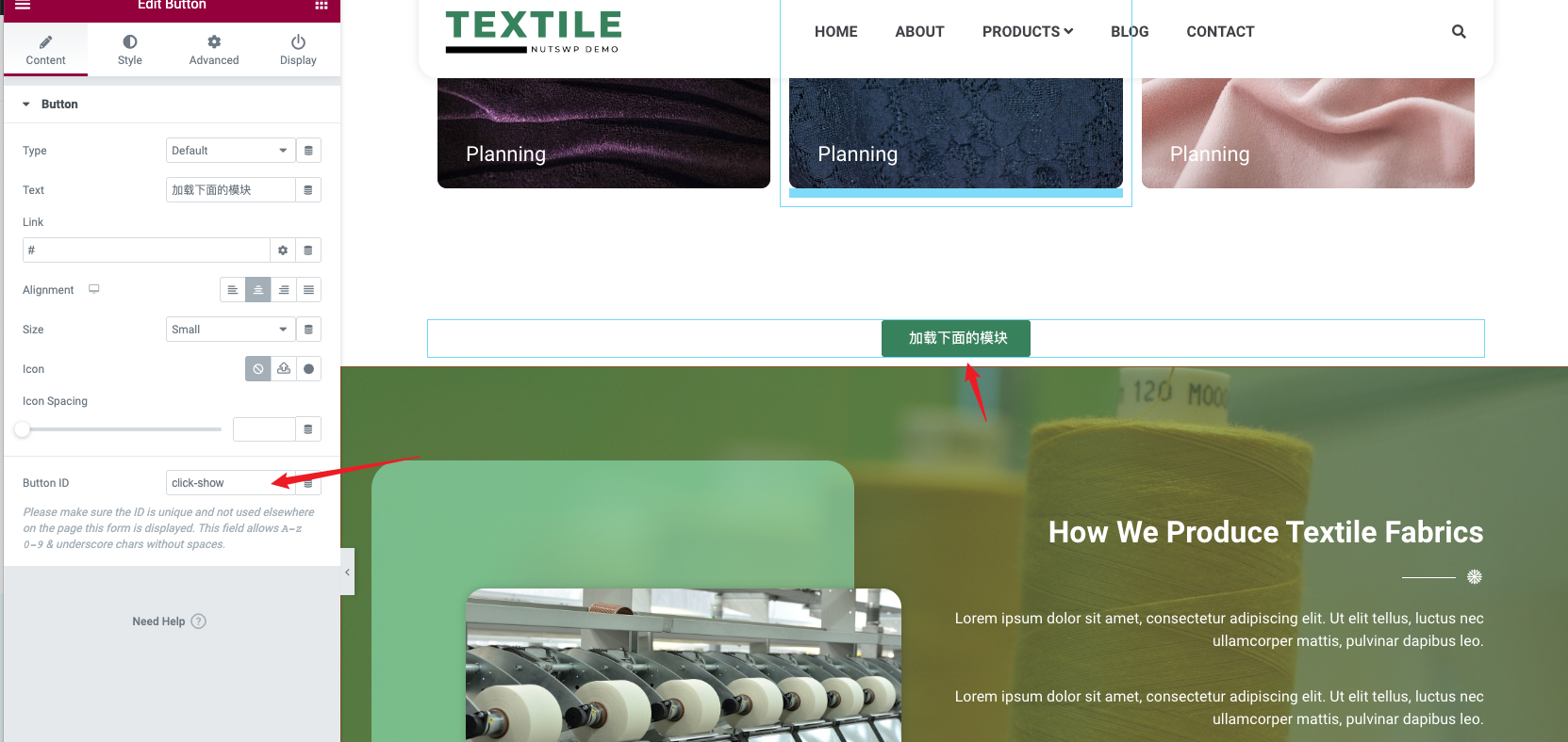 如何在Elementor中实现点击事件显示或隐藏元素？ - 【NUTSWP】