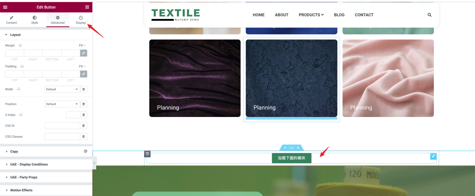 如何在Elementor中实现点击事件显示或隐藏元素？ - 【NUTSWP】
