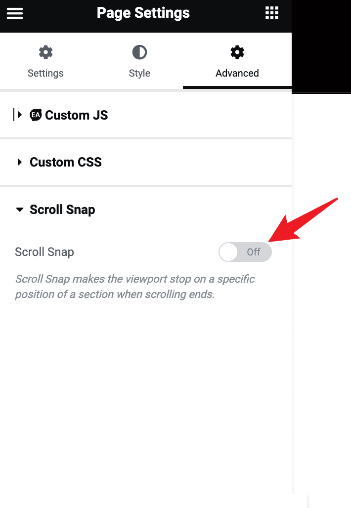 2024最新Elementor Scroll Snap实现整屏滚动效果（无需插件） - 【NUTSWP】