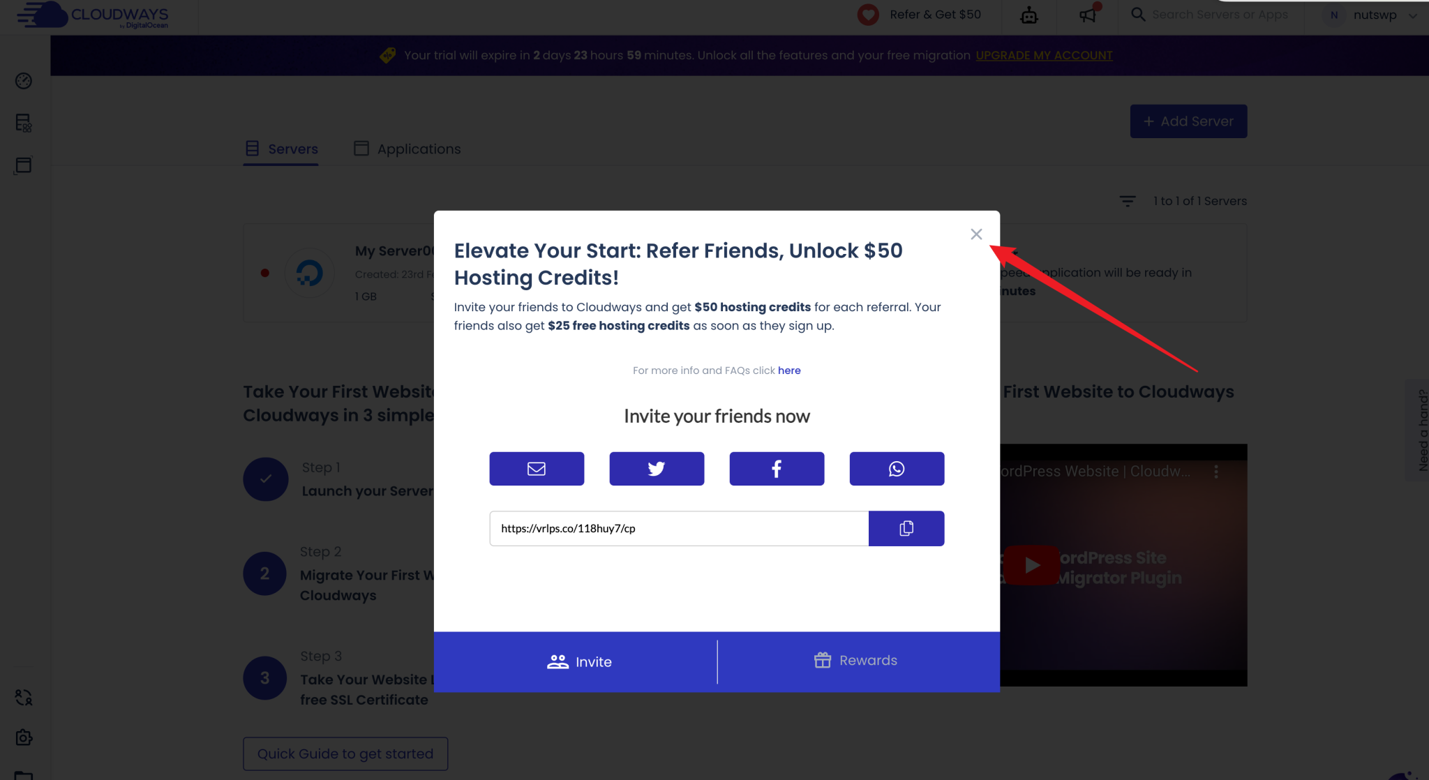 2025最新Cloudways主机注册购买指南（视频）Cloudways主机注册购买指南 超详细+七折码 - 【NUTSWP】